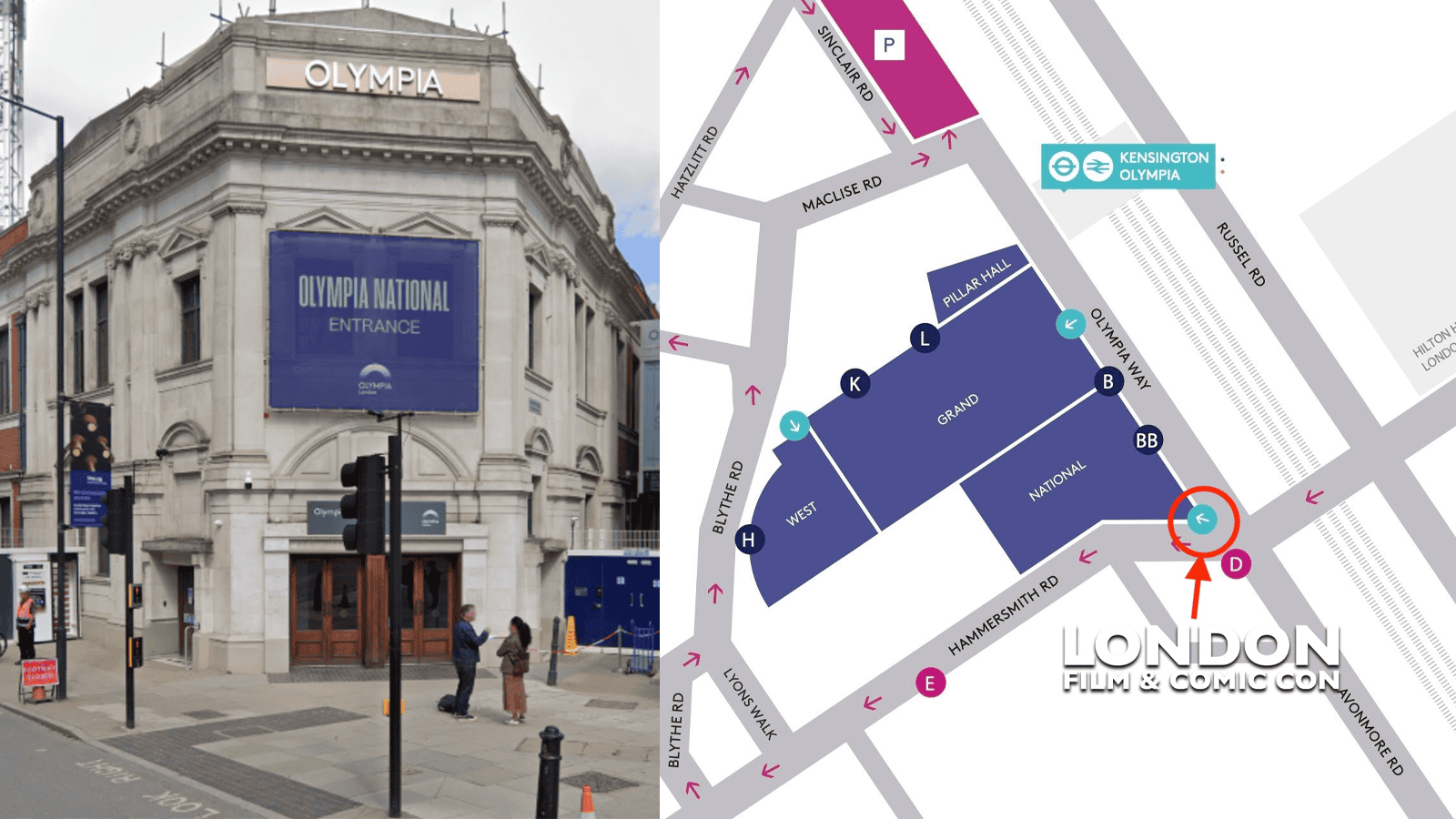 LFCC 2025 Entrance Points - London Film And Comic Con